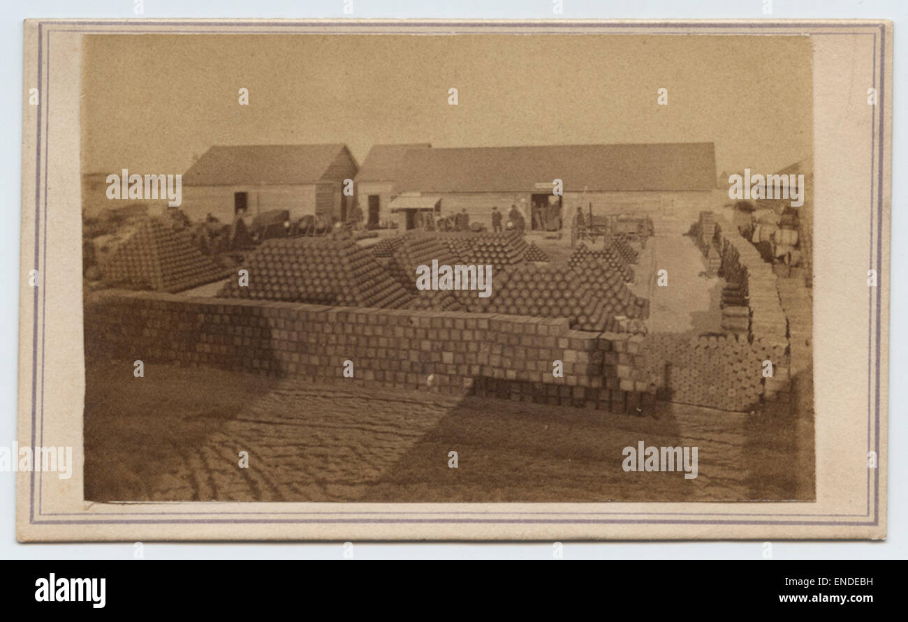 Ordnance Yard, Morris Island, S.C Stock Photo - Alamy
