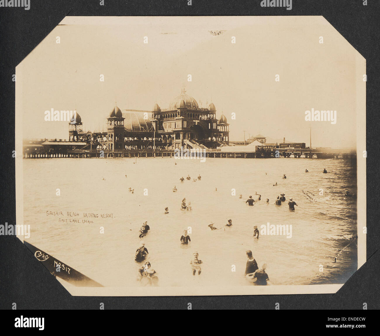 The Saltair Beach Bathing Resort, located by Salt Lake in Utah, was a ...