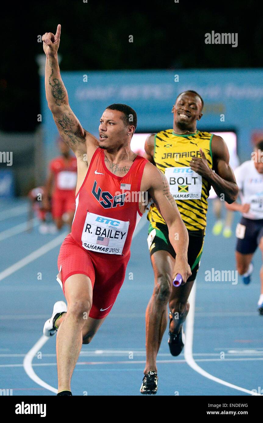 Nassau, Bahamas. 02nd May, 2015. IAAF World Relay championships. Ryan ...
