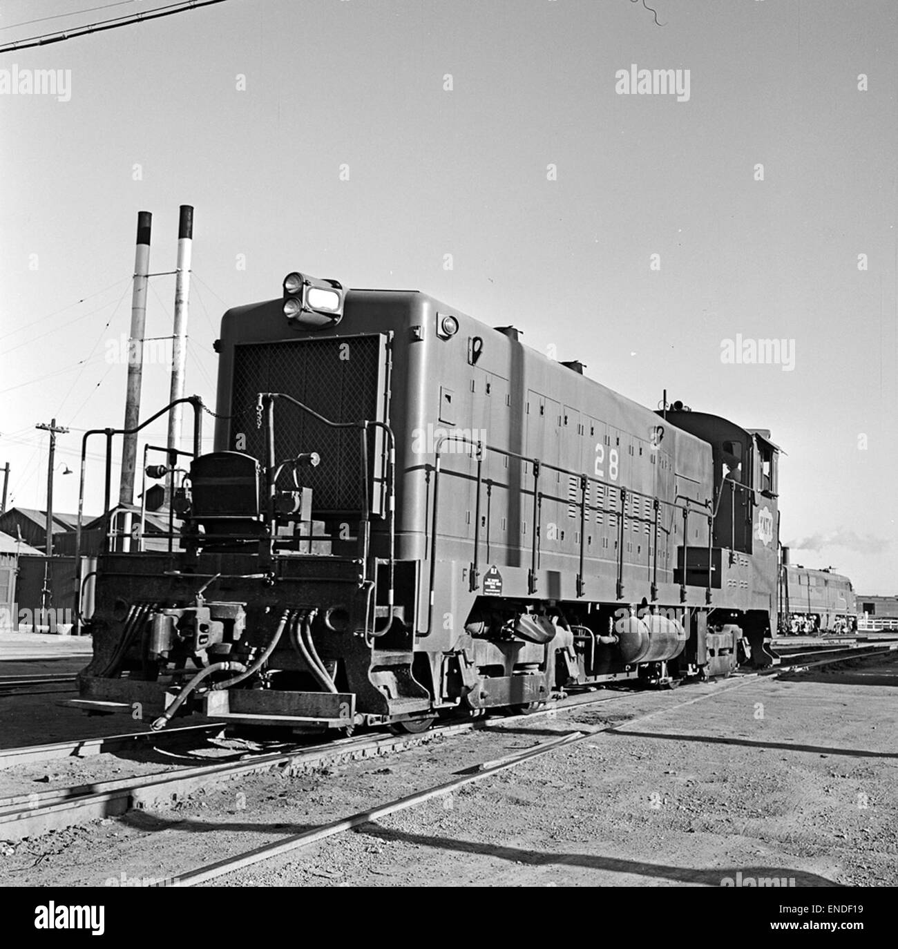 Diesel Electric Switcher No. 28, operated by the Missouri-Kansas-Texas ...