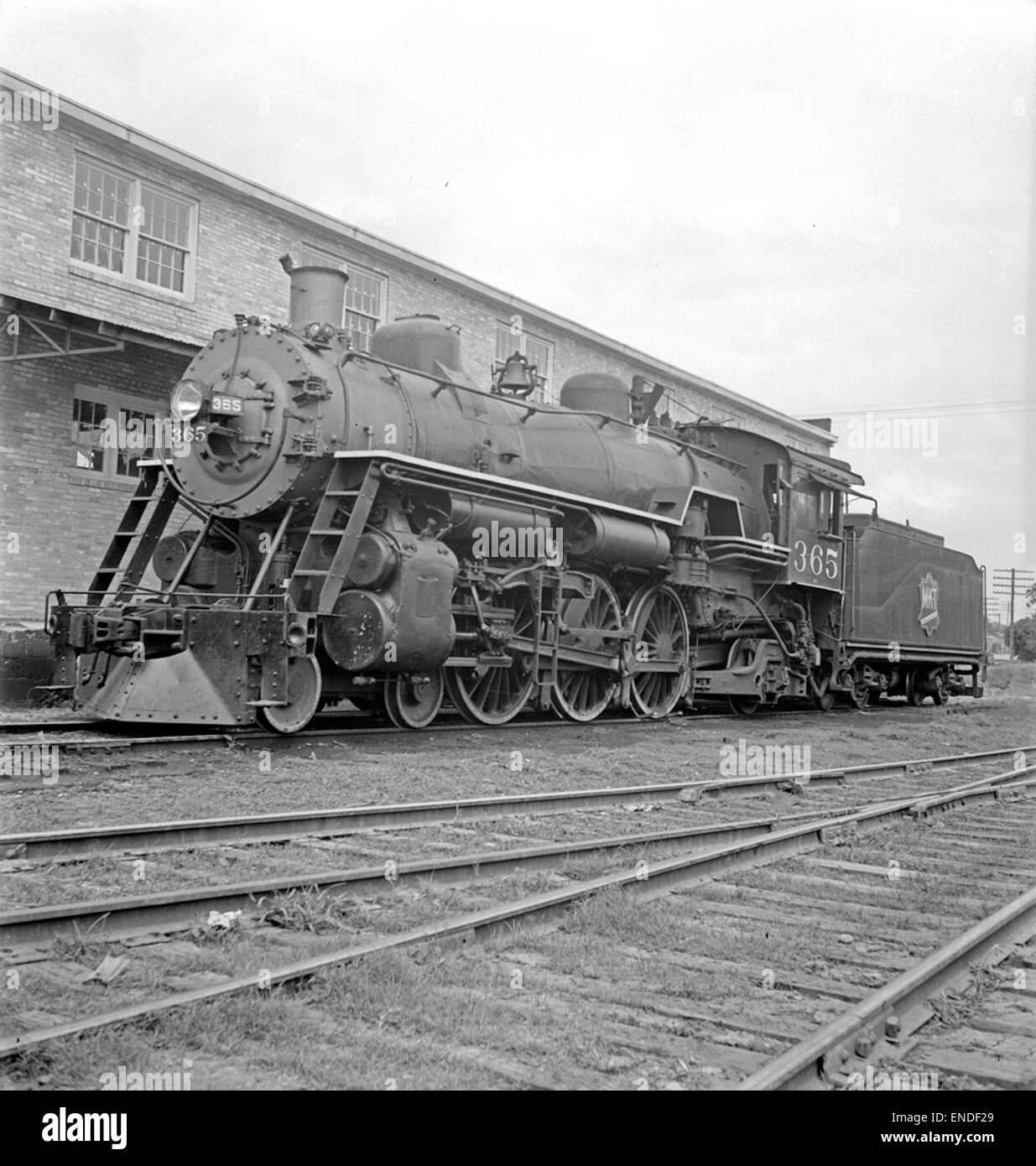 Locomotive No. 365 of the Missouri-Kansas-Texas Railway (MKT) is ...