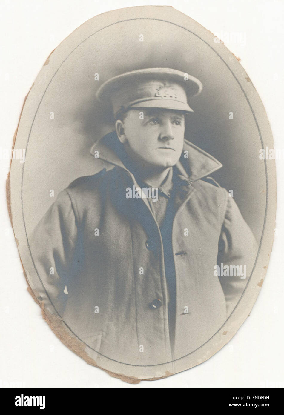 A portrait photograph of F.J. Pomroy, a member of the Sydney Harbour ...