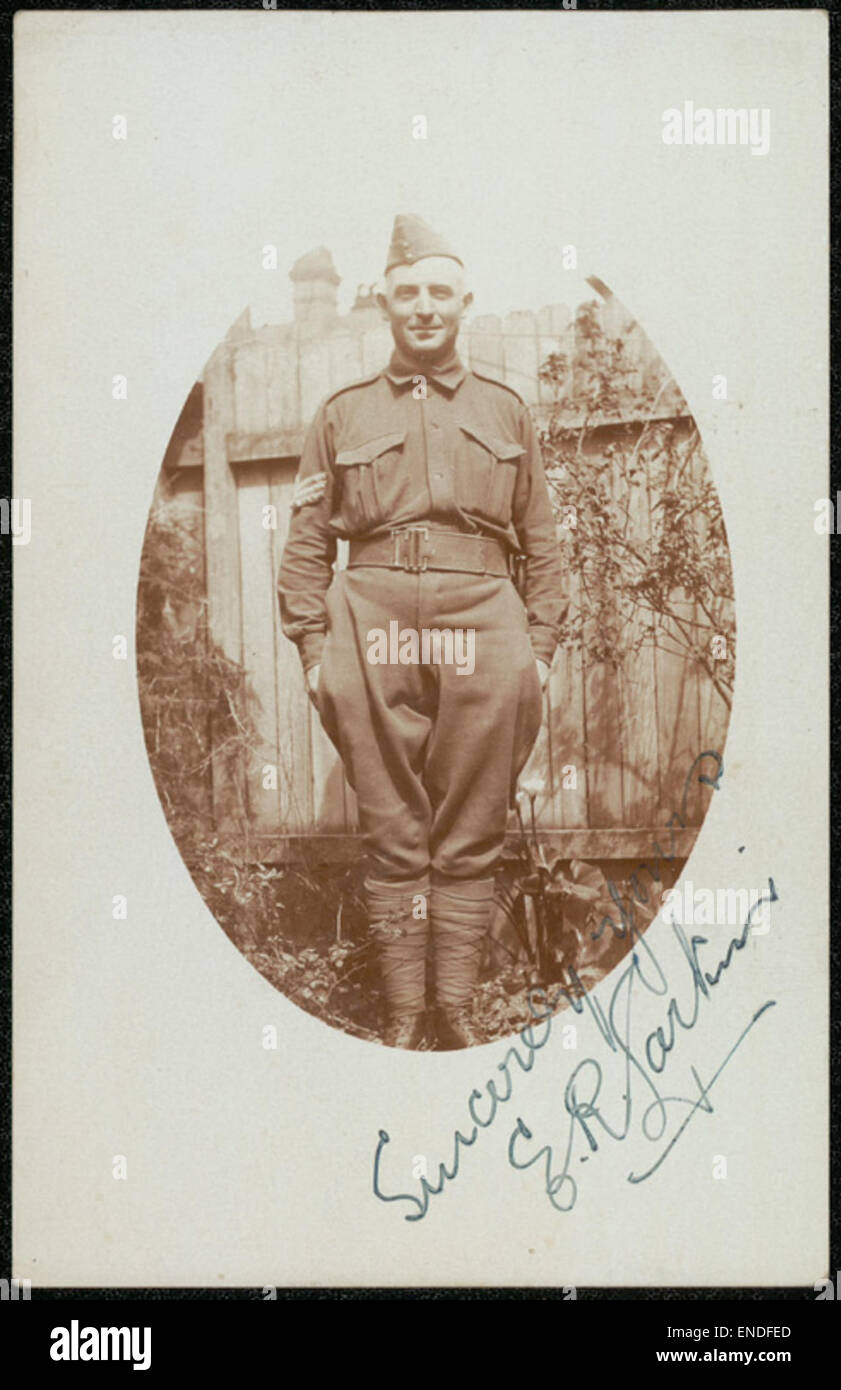 This black and white image, part of the *Edward Rennix Larkin War ...