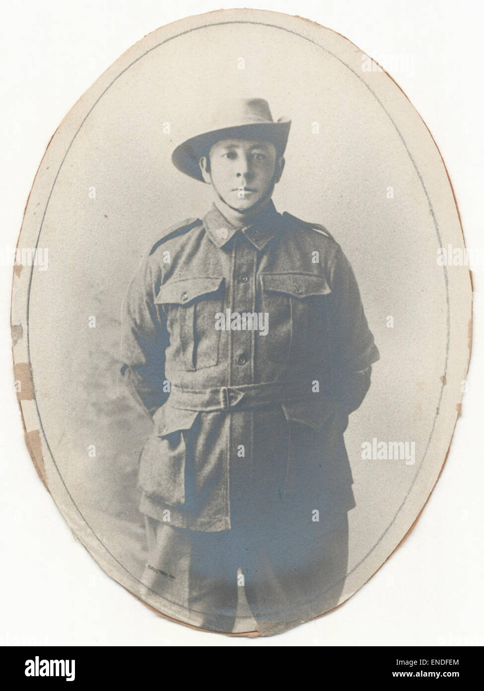 This black-and-white photograph captures S.B. Killigrew, a member of ...