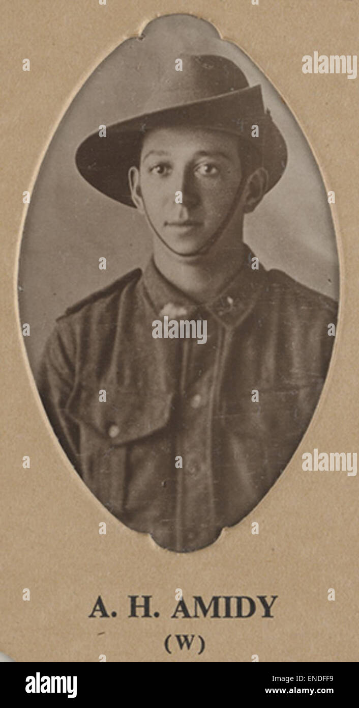 This photograph honors A.H. Amidy, an employee of the NSW Government ...