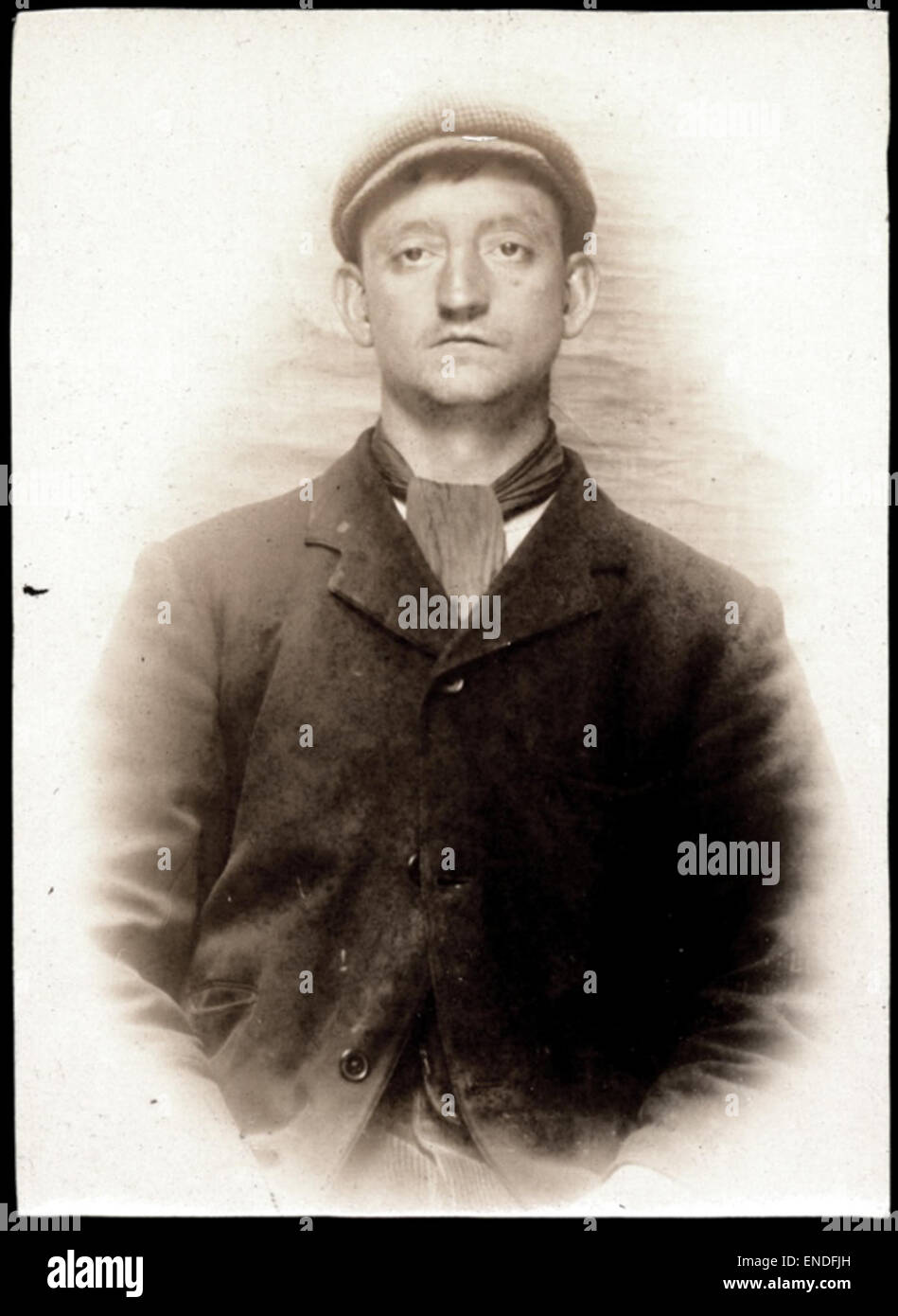 The mug shot of James Elliott from the North Shields Police Station ...