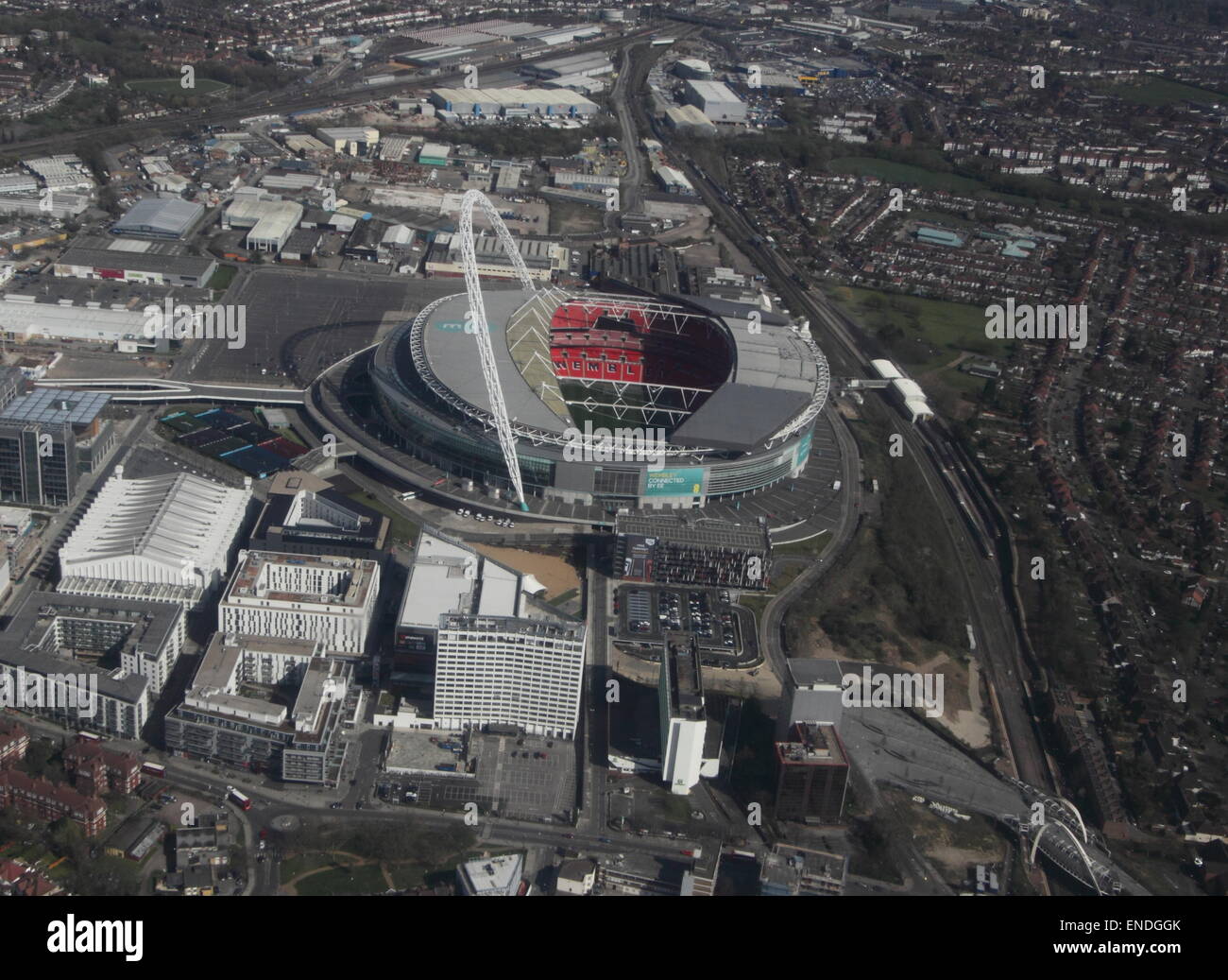 Wembley stadium aerial hi-res stock photography and images - Alamy
