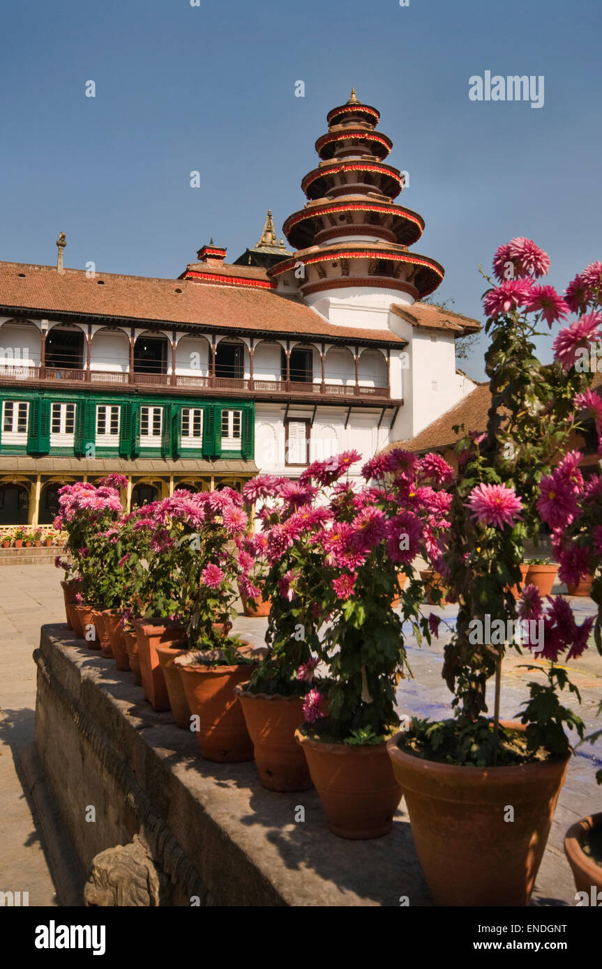 NEPAL, Kathmandu, Durbar Square, Hanuman Doka (Old Royal Palace), Nasal ...
