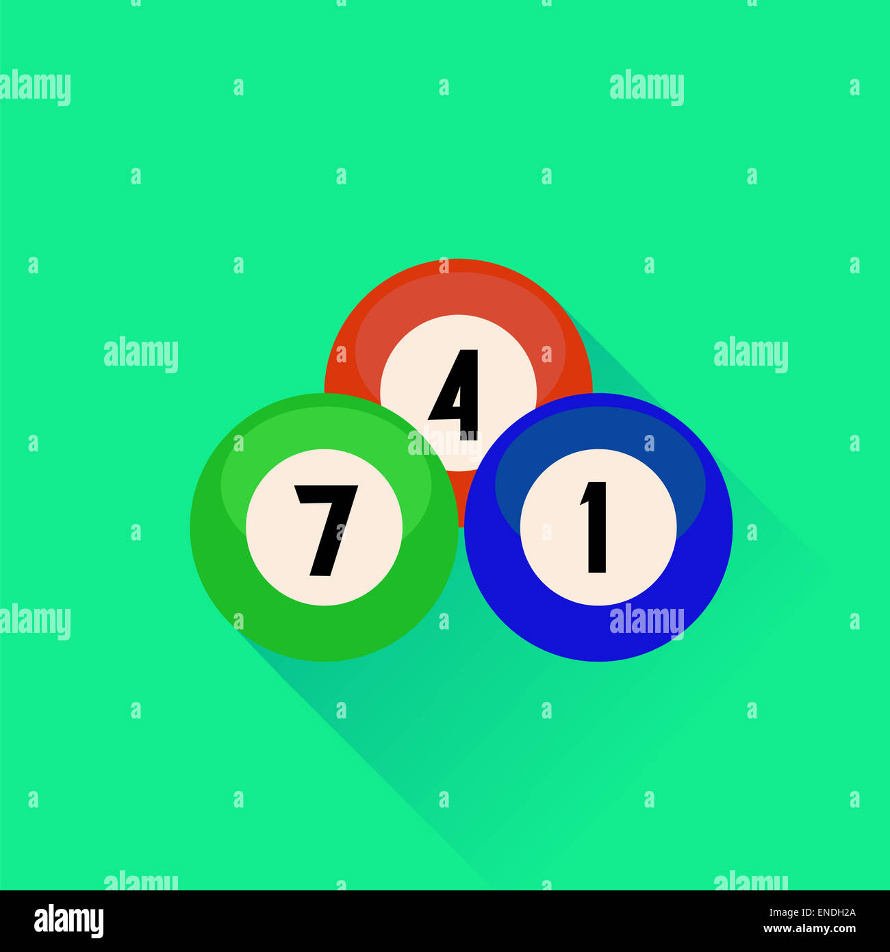 Billiard Balls Icon Stock Photo - Alamy