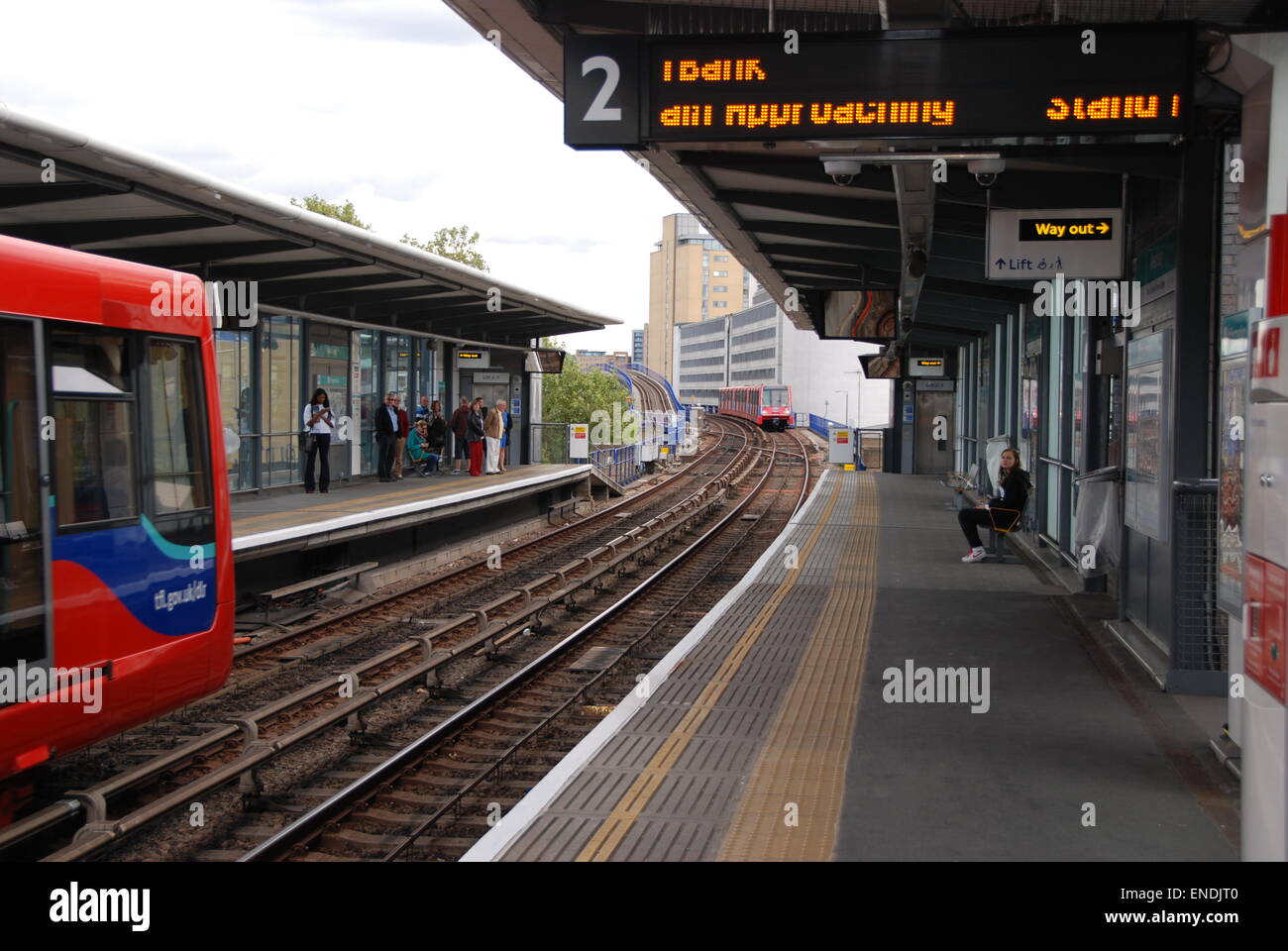 Westferry dlr station hi-res stock photography and images - Alamy