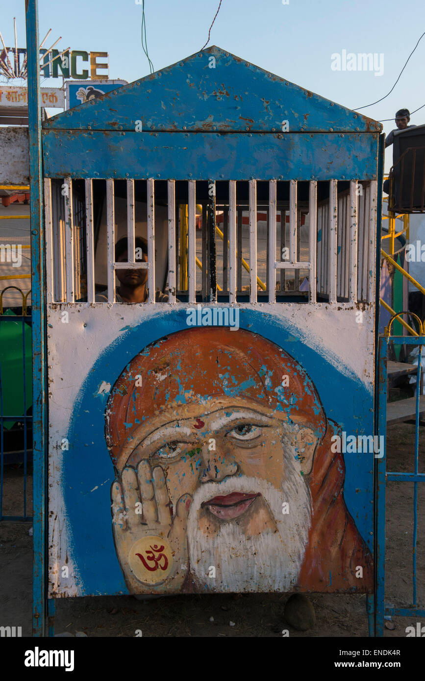 Ticket Booth, Ferris Wheel, Vautha Mela Stock Photo - Alamy