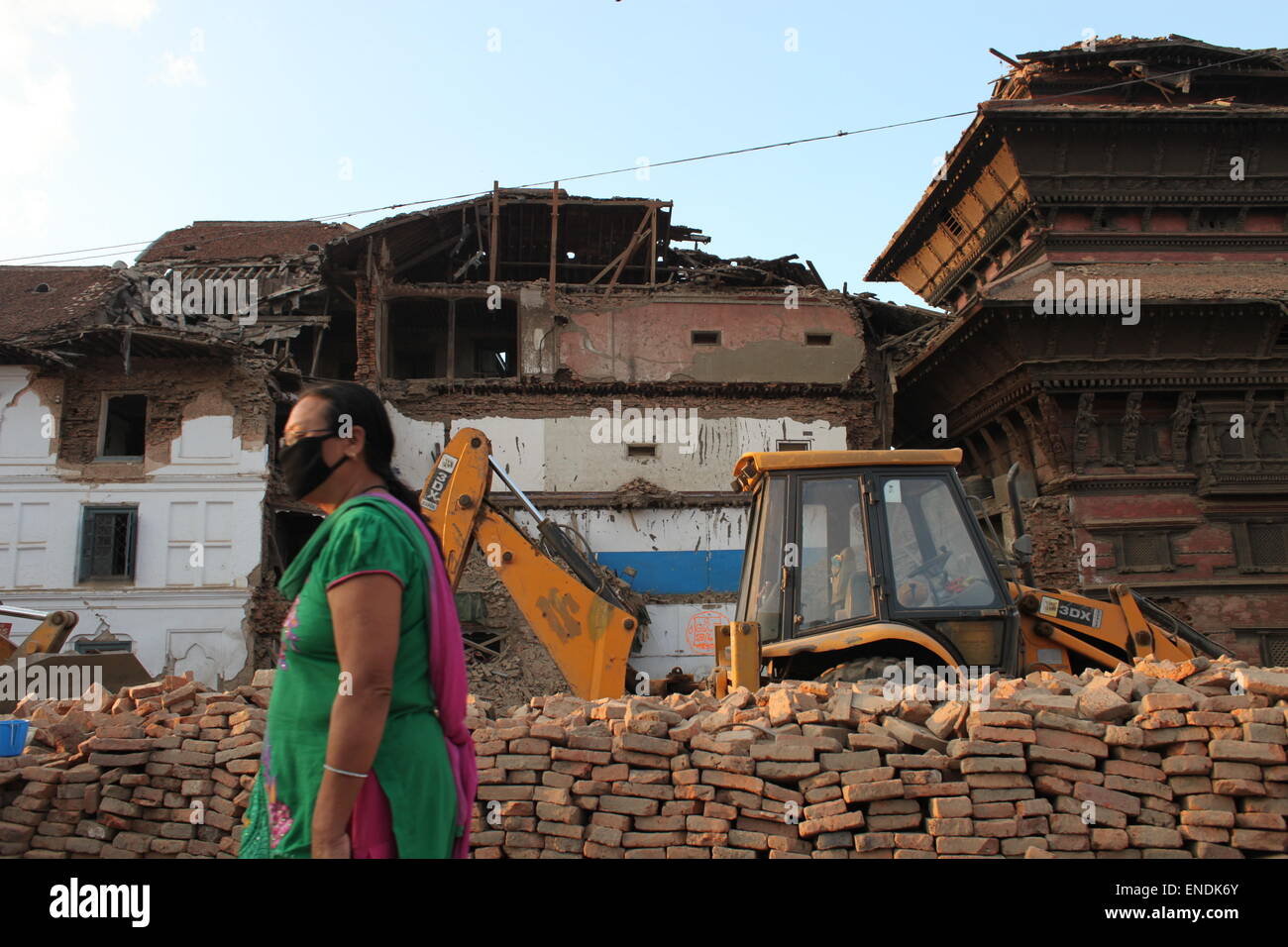 Kathmandu, Nepal. 3rd May, 2015. Nepali people are still starving after ...