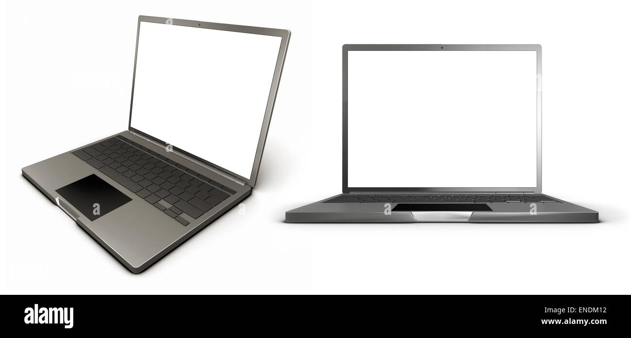 3D rendering of the laptop Stock Photo - Alamy