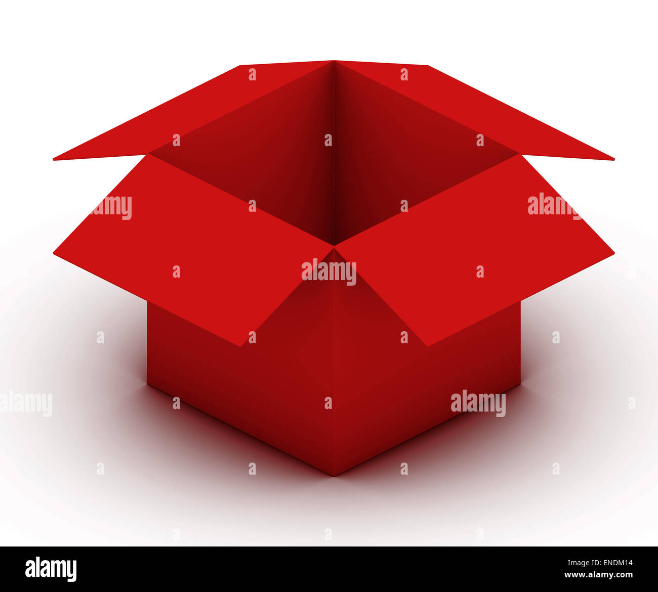 3D rendering of the paper box Stock Photo - Alamy