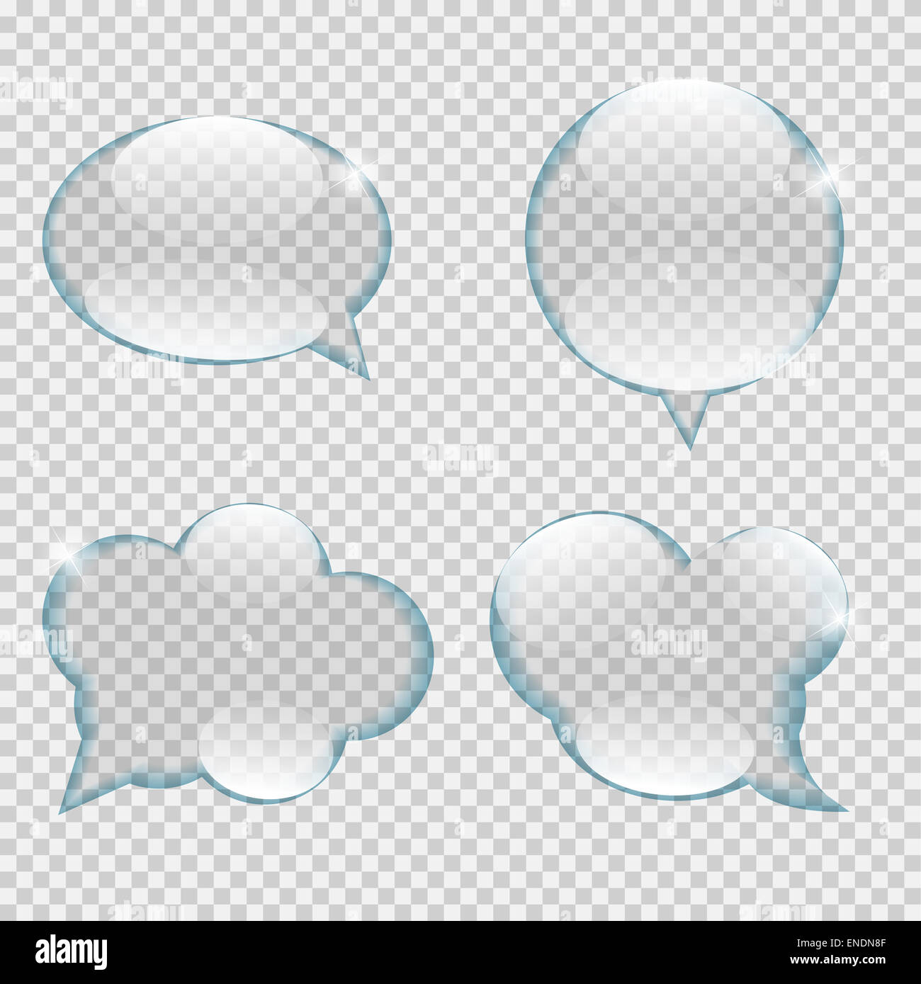 Glass Transparency Speech Bubble Vector Illustration EPS10 Stock Photo ...