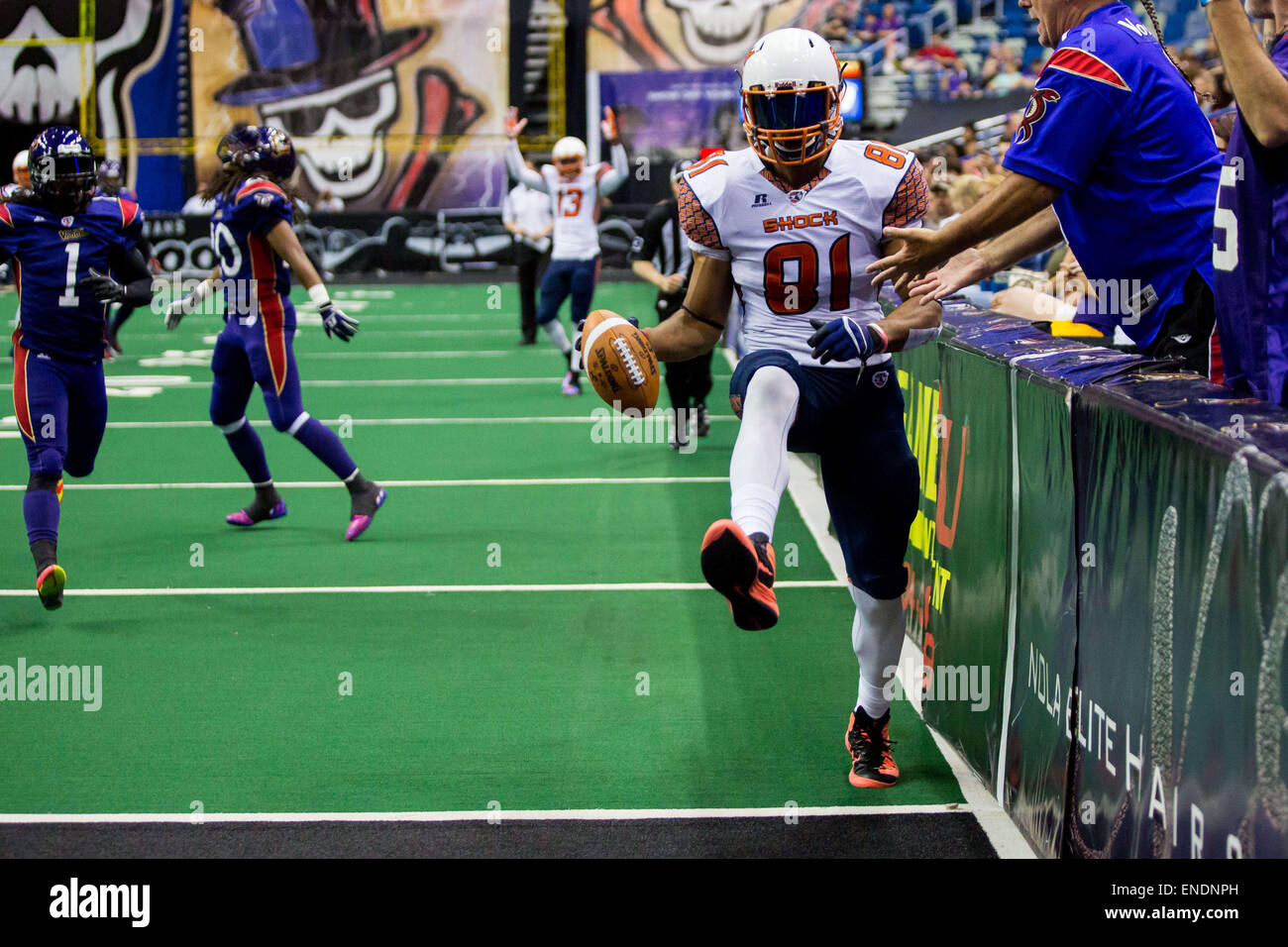 New Orleans, LA, USA. 2nd May, 2015. Spokane Shock wr Nick Truesdell ...
