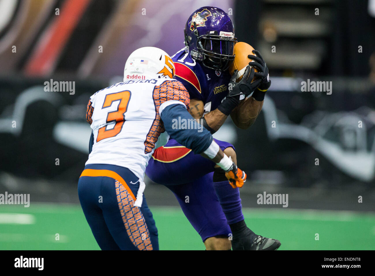New Orleans, LA, USA. 2nd May, 2015. New Orleans VooDoo wr Jackie ...