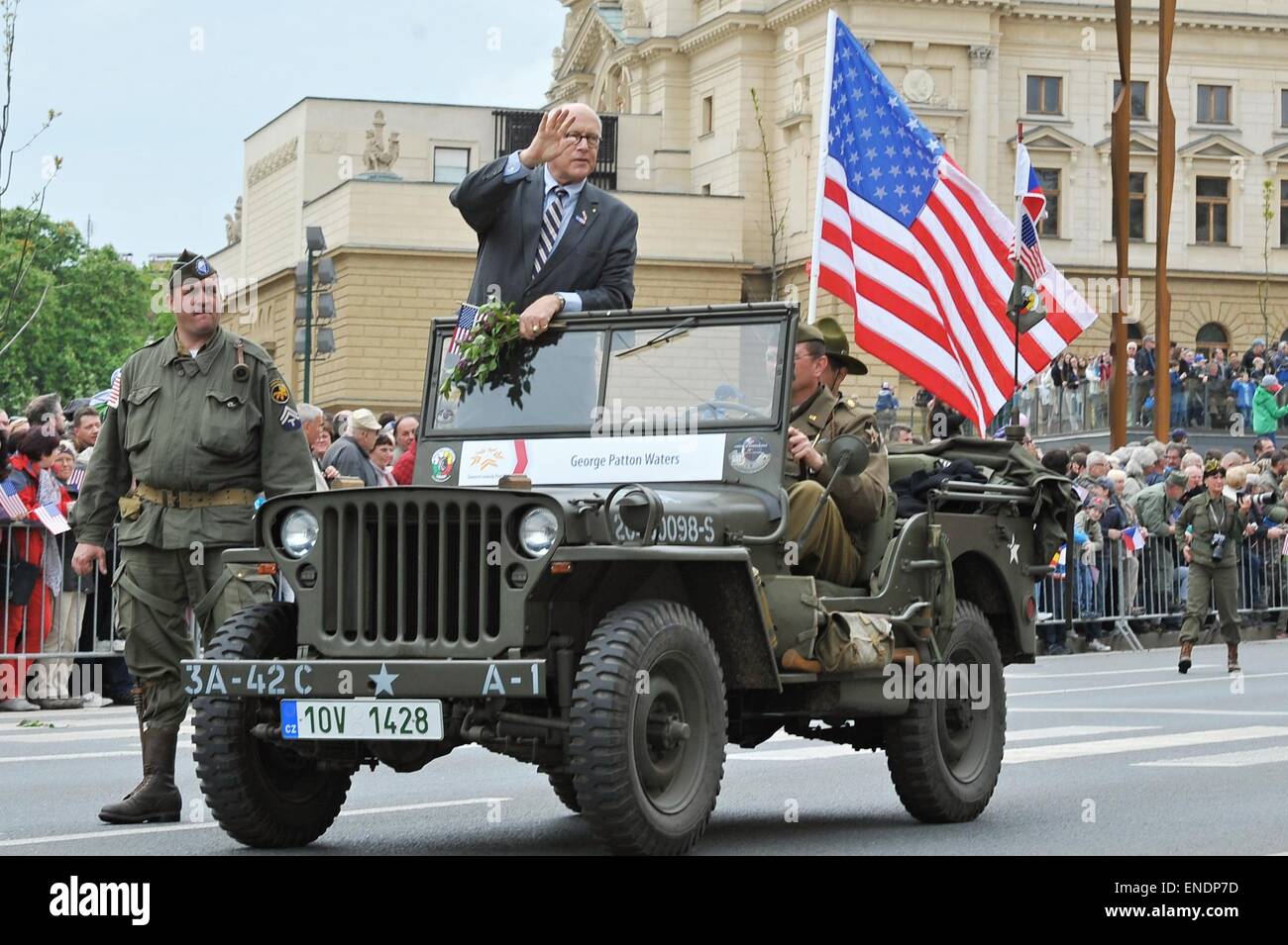 Pilsen, Czech Republic. 3rd May, 2015. US General George Patton's ...