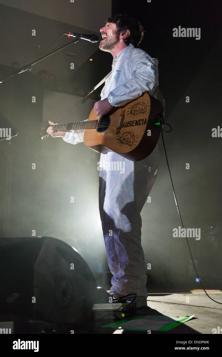 Gruff Rhys - Super Furry Animals performing in Cardiff in March 2015 ...