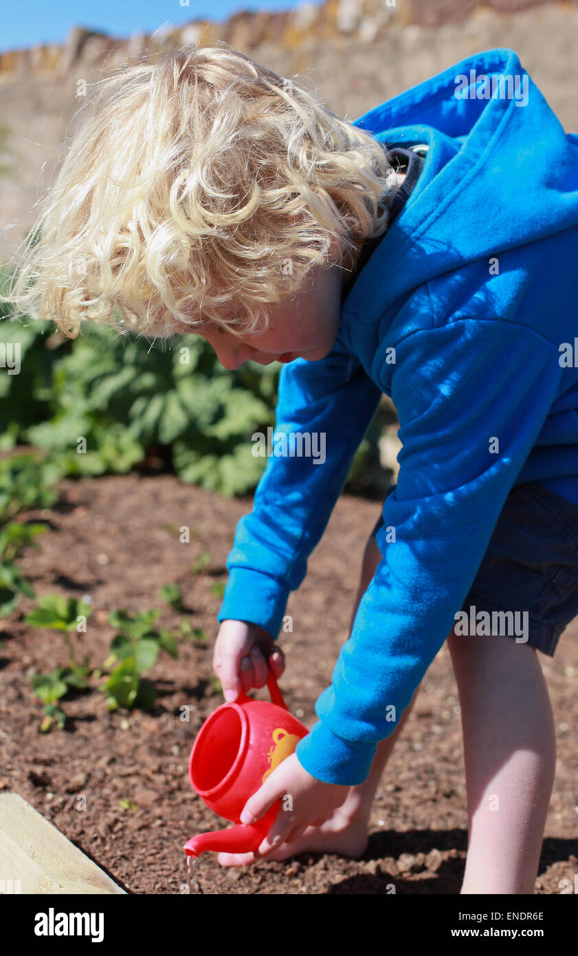 Child seeds garden hi-res stock photography and images - Alamy