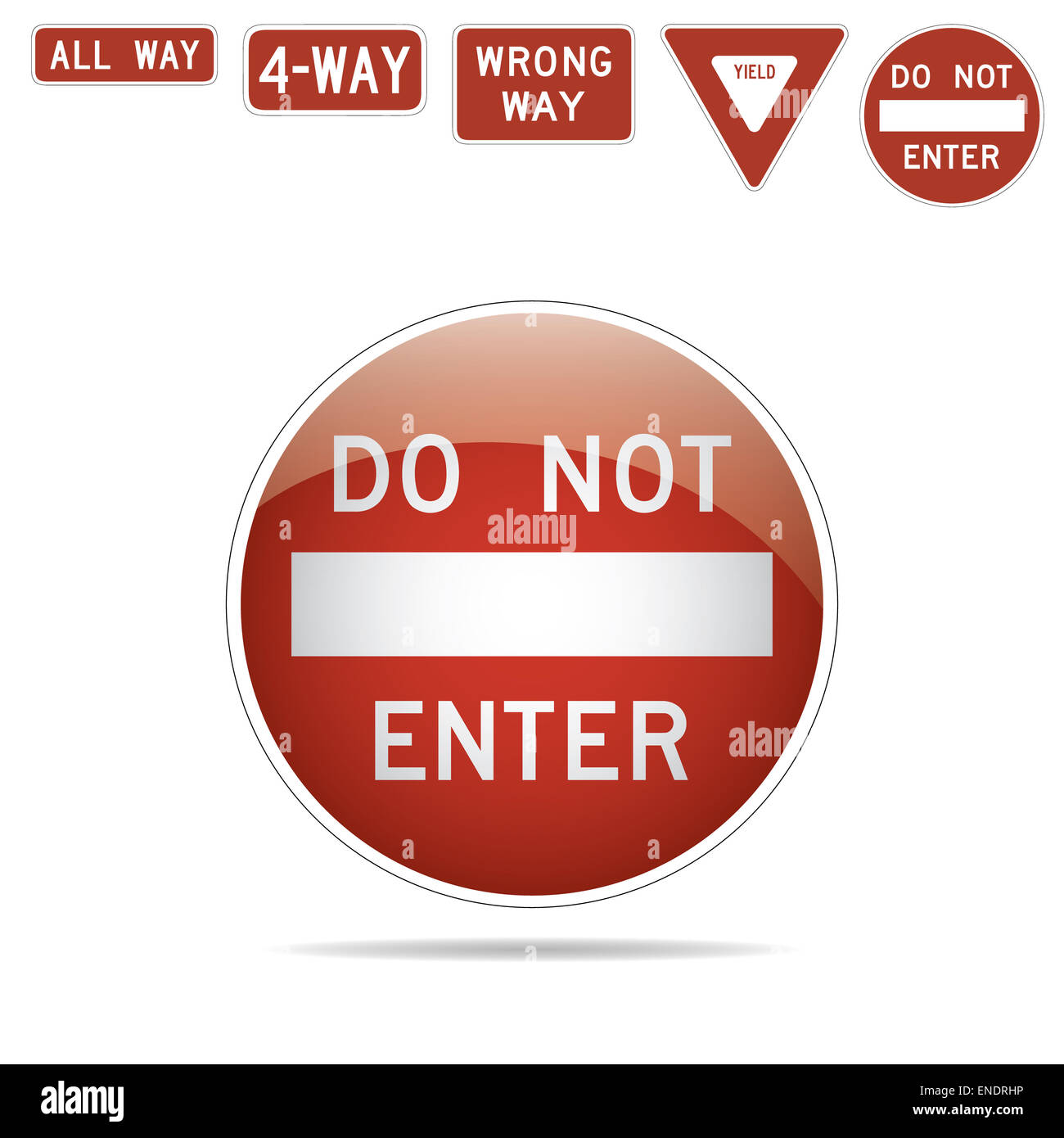 do not enter traffic signs Stock Photo - Alamy