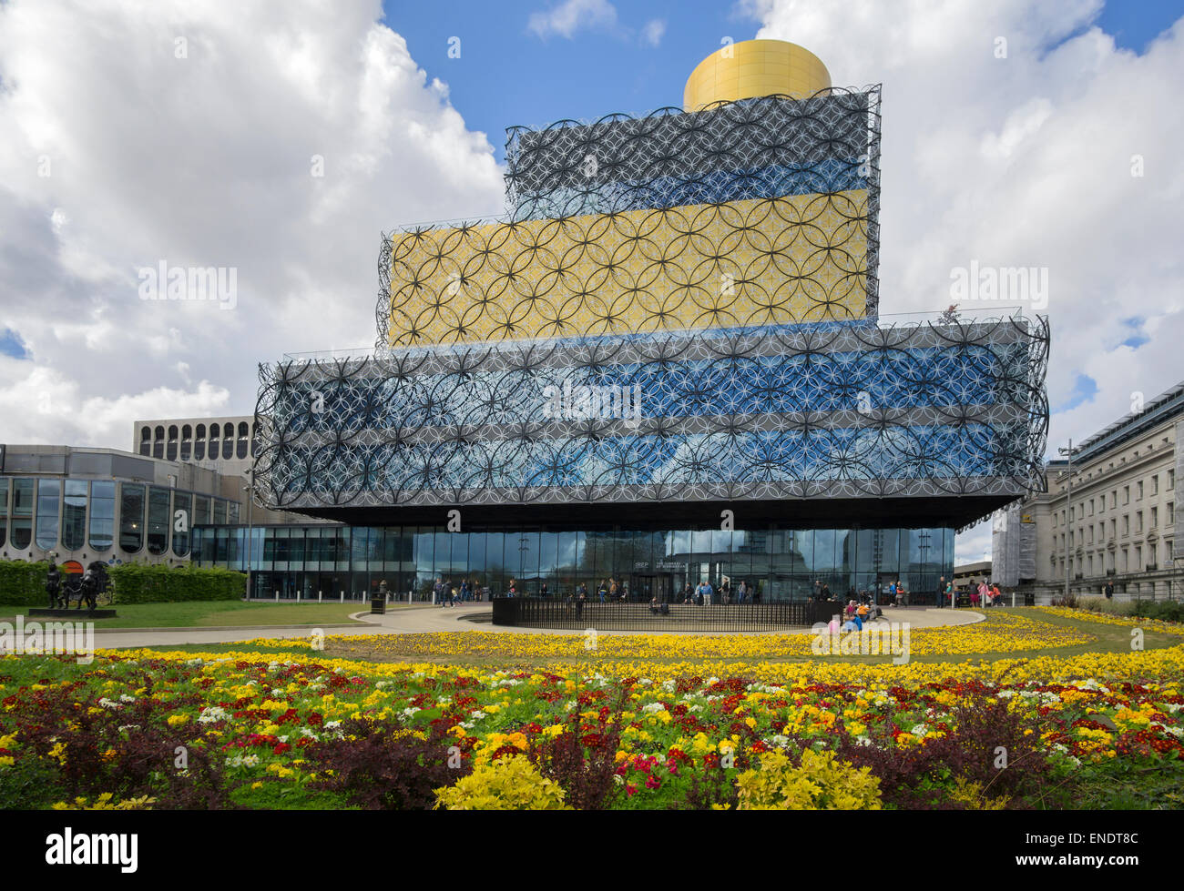 BIRMINGHAM, UNITED KINGDOM - May,3, 2015.- The Library of Birmingham ...