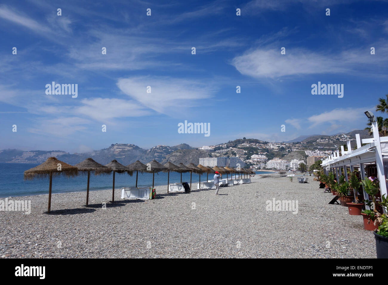 Almuñecar beach Costa Tropical Spain spanish Stock Photo - Alamy