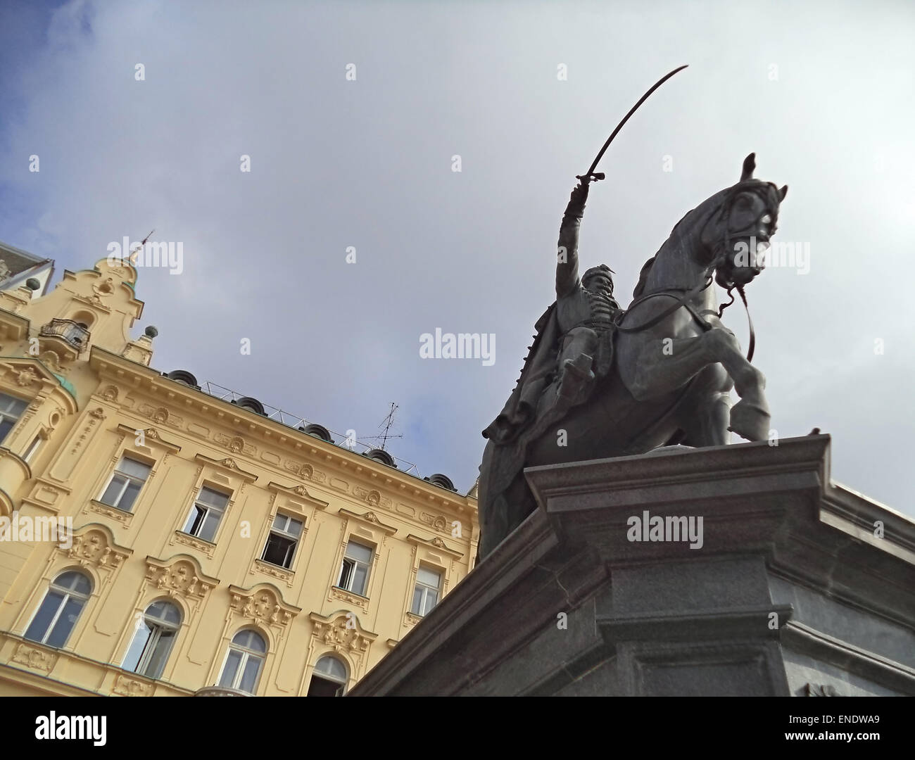 Statue ban Josip Jelacic Stock Photo - Alamy