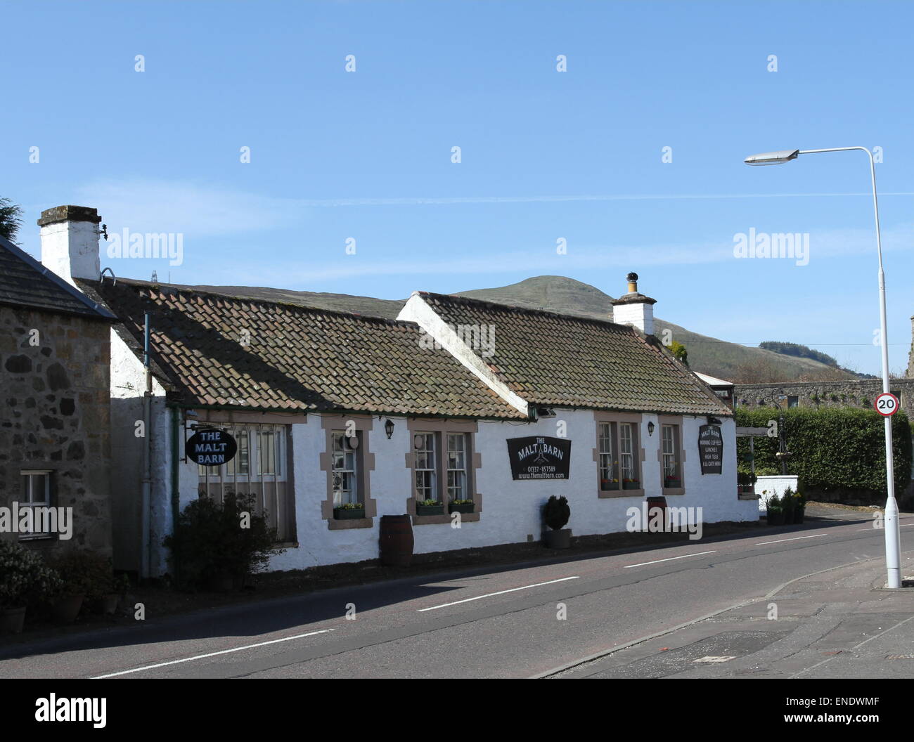 Exterior of The Malt Barn Restaurant Newton of Falkland Fife Scotland ...