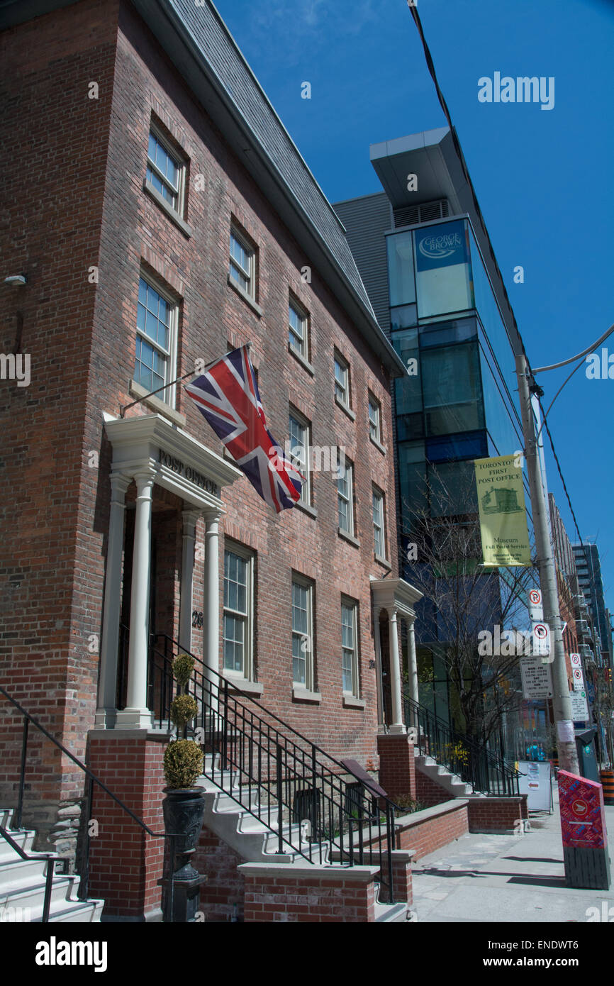 Toronto's 1st post office founded by James Scott Howard in 1833 Stock ...