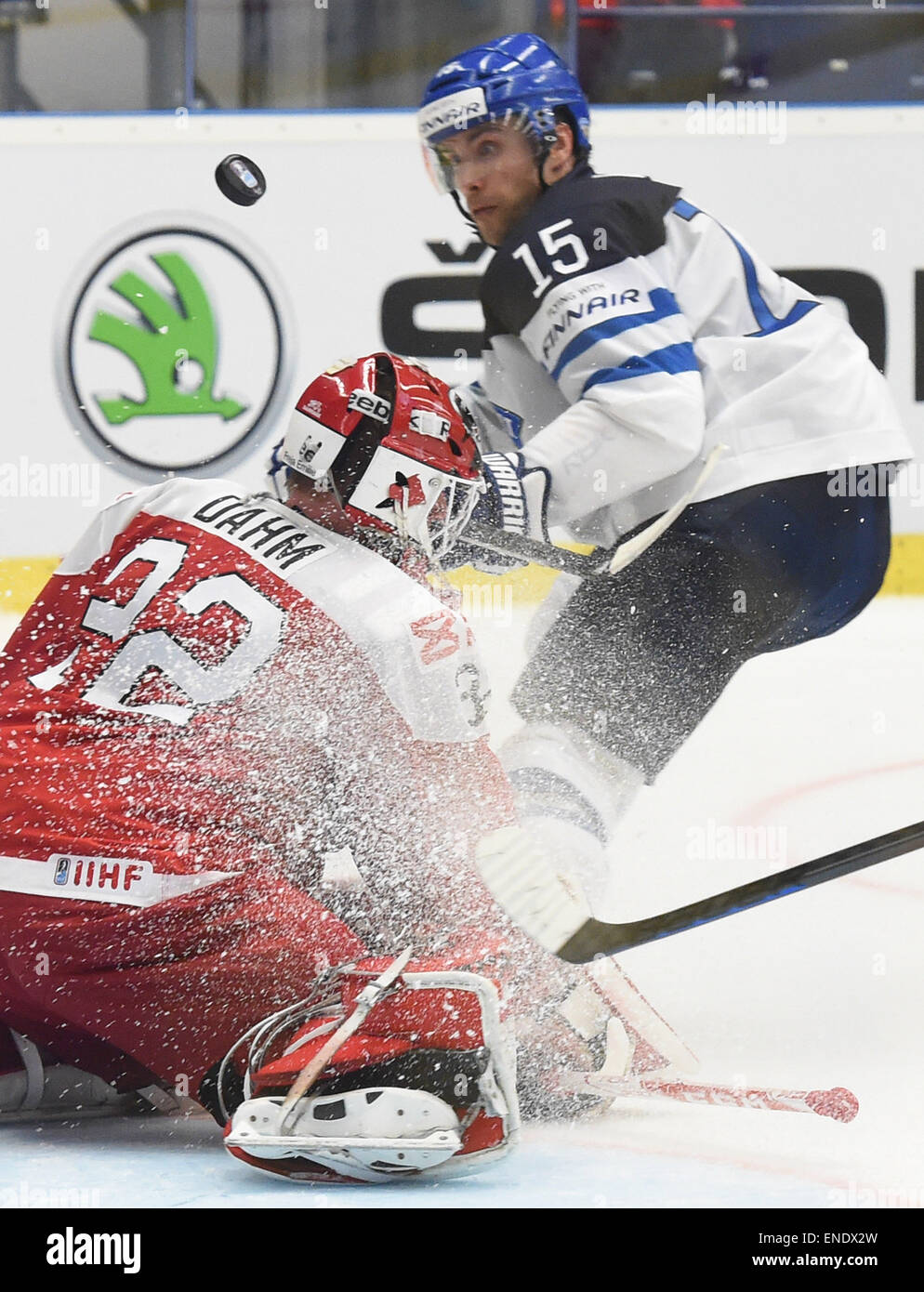 Ostrava, Czech Republic. 3rd May, 2015. Goalkeeper Sebastian Dahm (DEN ...