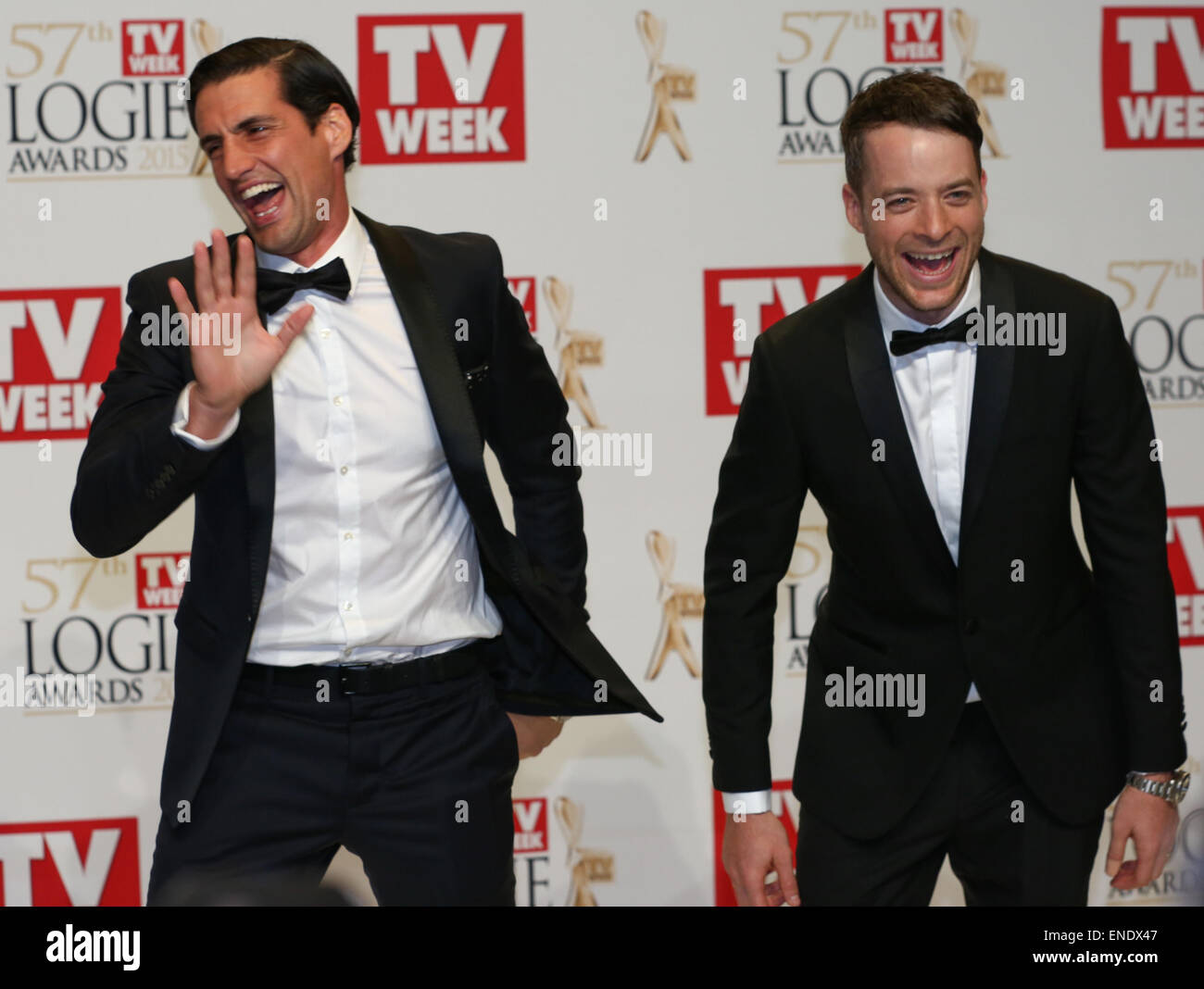 Hamish and Andy at the 2015 Logies Awards, Melbourne, Australia May 3 ...