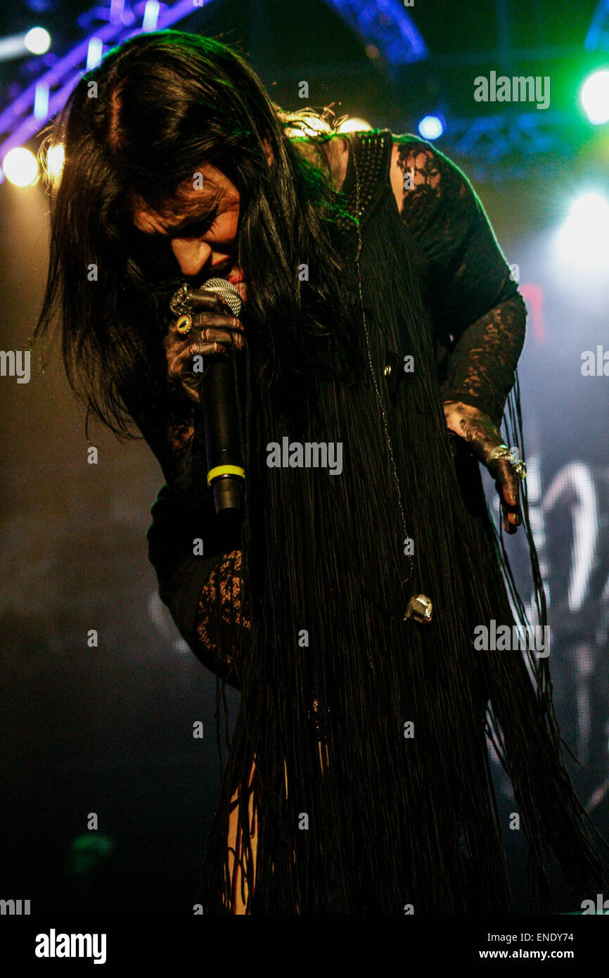 Rome, Italy. 01st May, 2015. The heavy metal band Italian Lacuna Coil ...