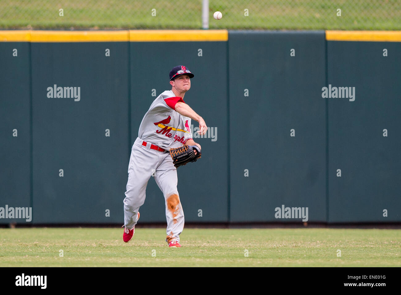New Orleans, LA, USA. 3rd May, 2015. Memphis Redbirds shortstop Matt ...