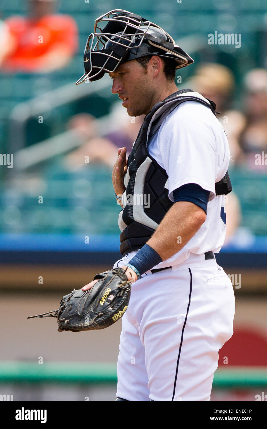 New Orleans, LA, USA. 3rd May, 2015. New Orleans Zephyrs catcher ...