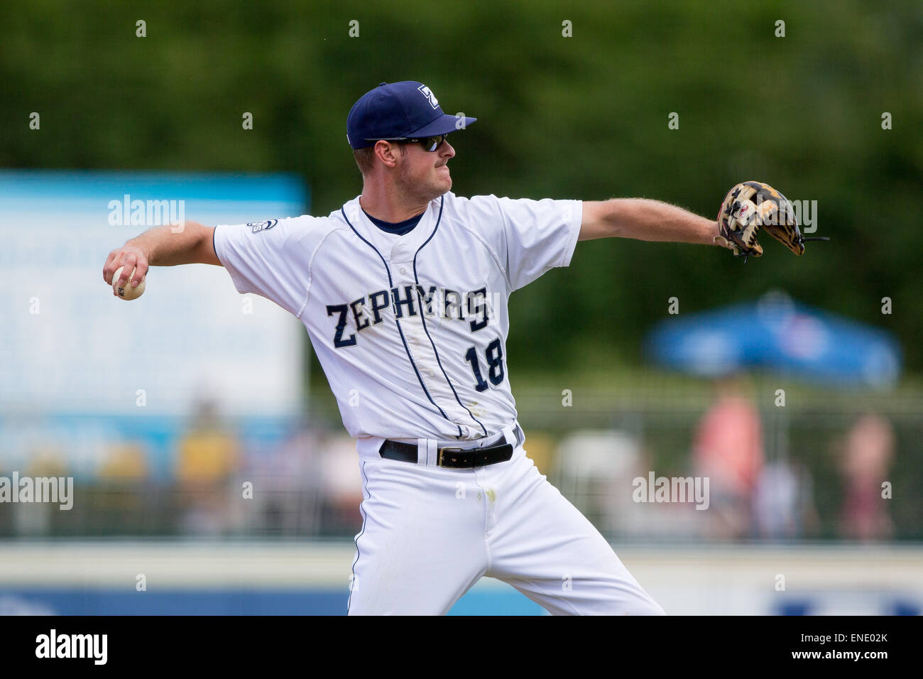 New Orleans, LA, USA. 3rd May, 2015. New Orleans Zephyrs shortstop ...