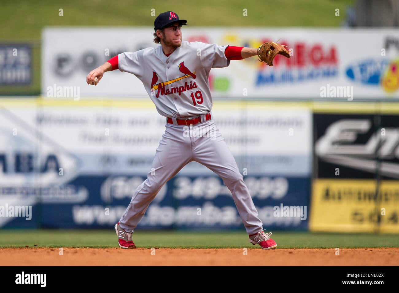 New Orleans, LA, USA. 3rd May, 2015. Memphis Redbirds second baseman Ty ...