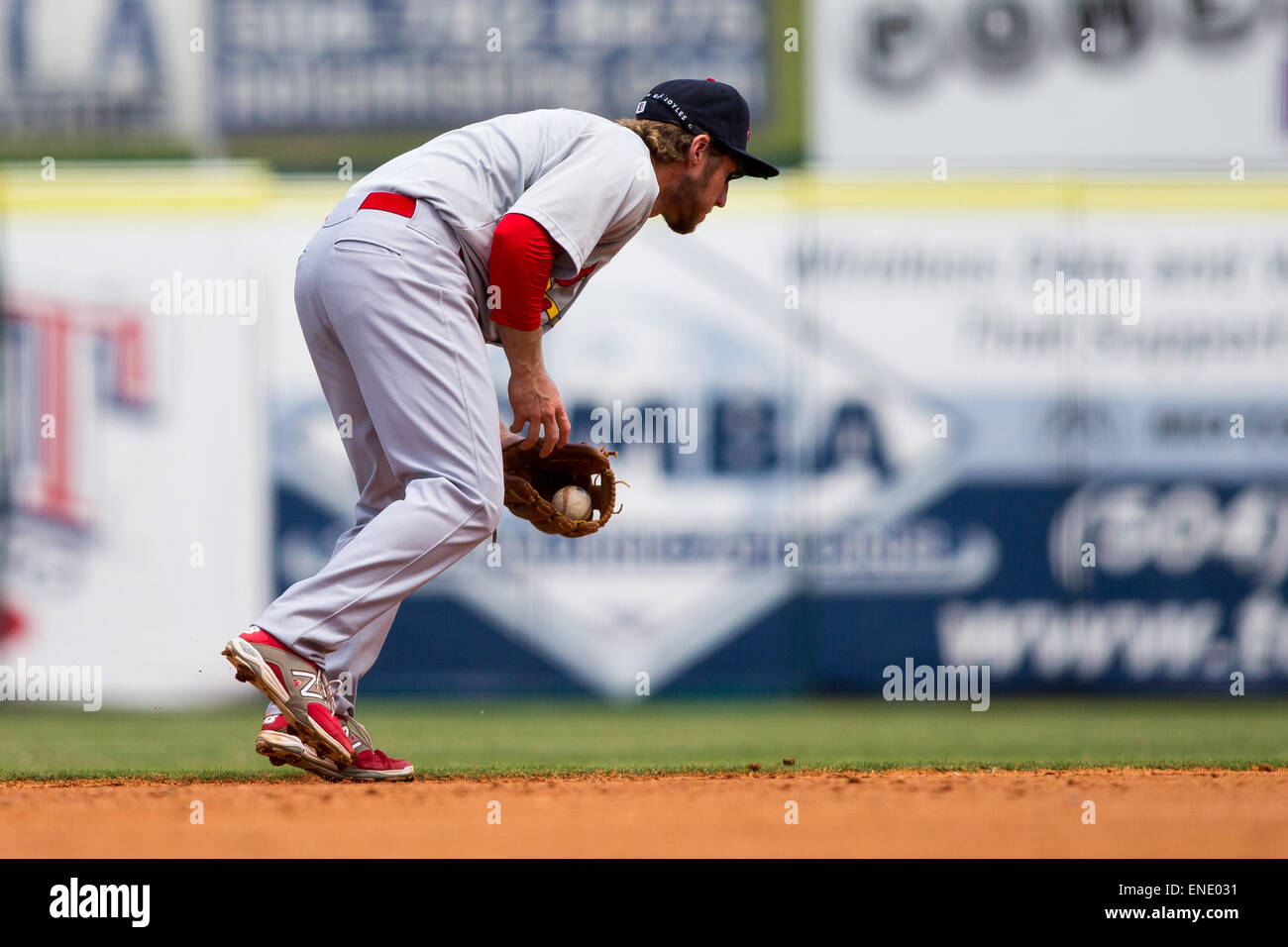 New Orleans, LA, USA. 3rd May, 2015. Memphis Redbirds second baseman Ty ...