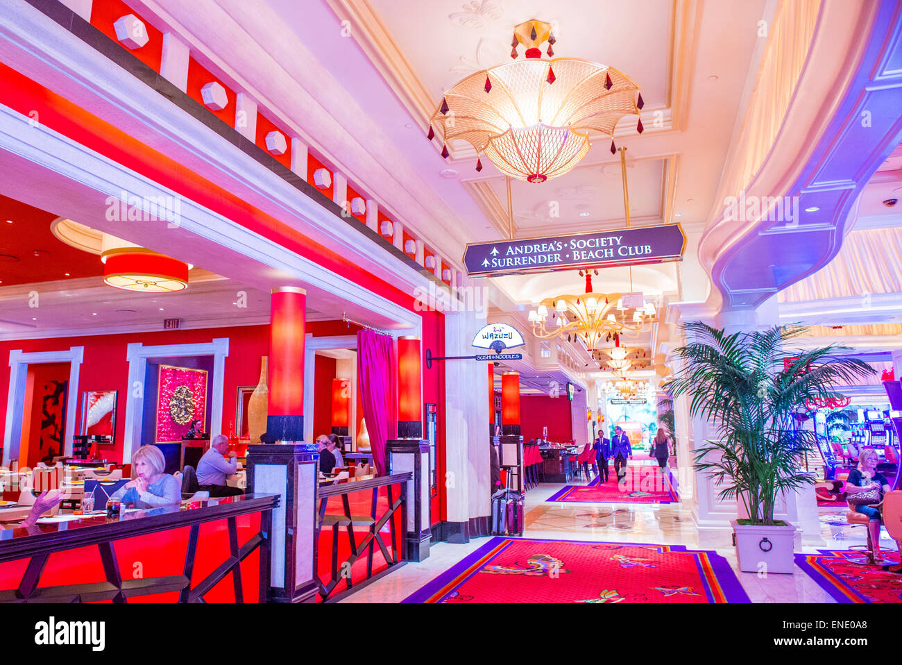 Wynn casino hotel interior las hi-res stock photography and images - Alamy