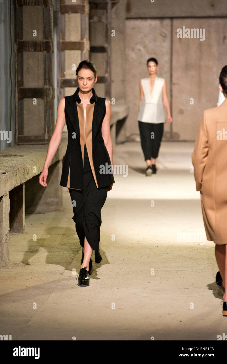 Tbilisi, Georgia. 3rd May, 2015. Model present creations by Tamuna ...