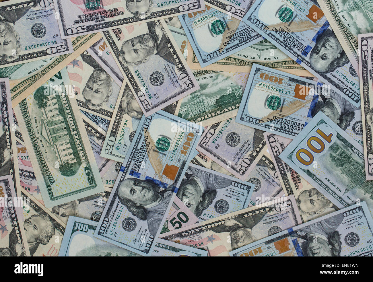USA dollar money banknotes texture background Stock Photo - Alamy