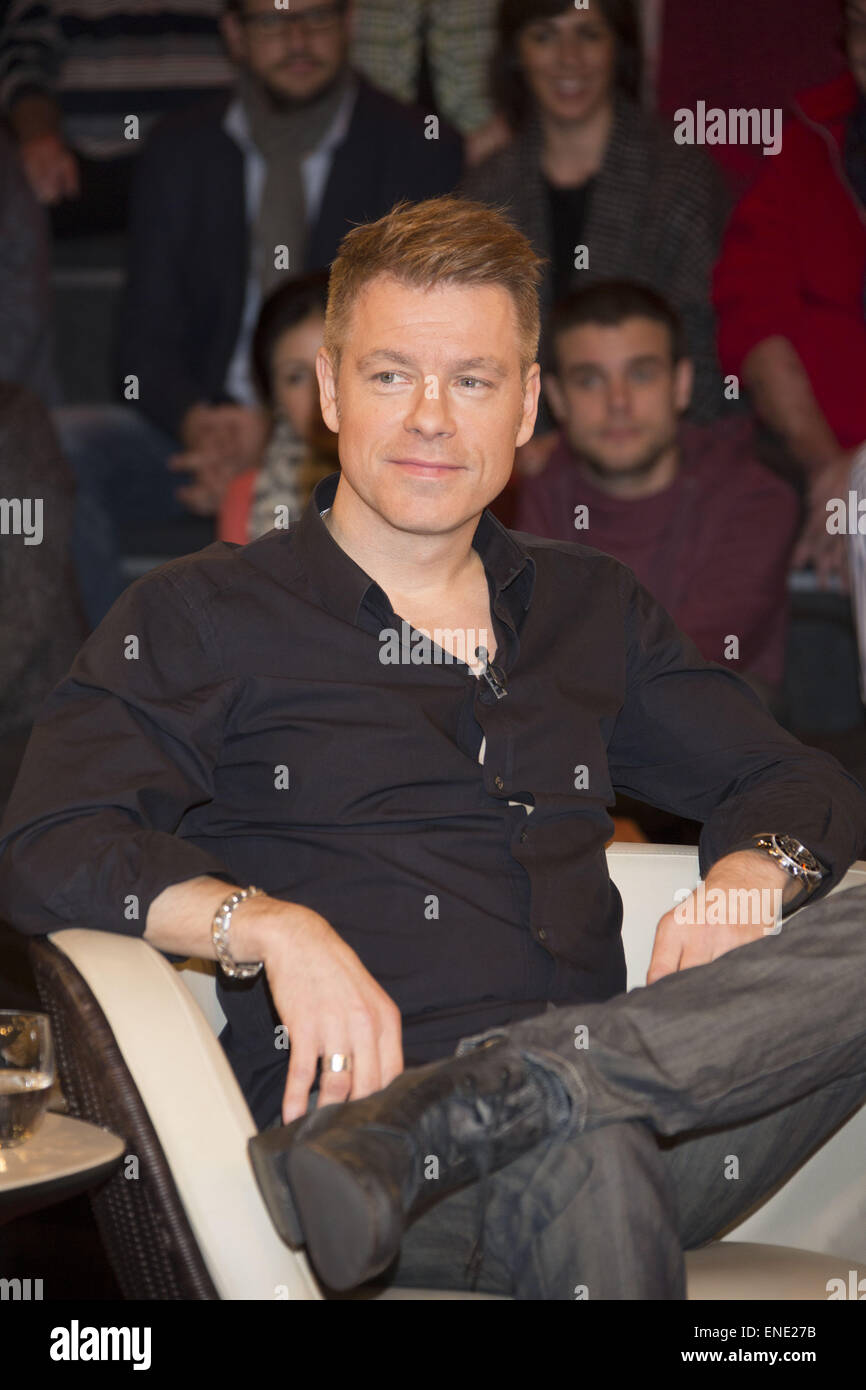 German ZDF TV talkshow Markus Lanz at Fernsehmacher-Studio Featuring ...