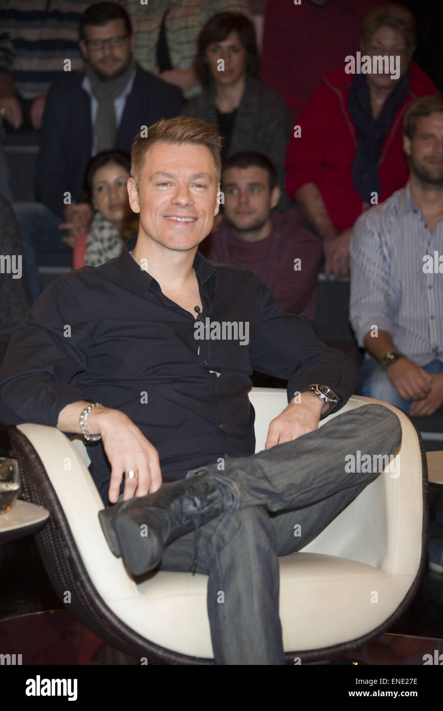 German ZDF TV talkshow Markus Lanz at Fernsehmacher-Studio Featuring ...