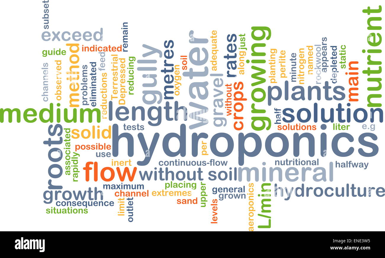 Background text pattern concept wordcloud illustration of hydroponics ...