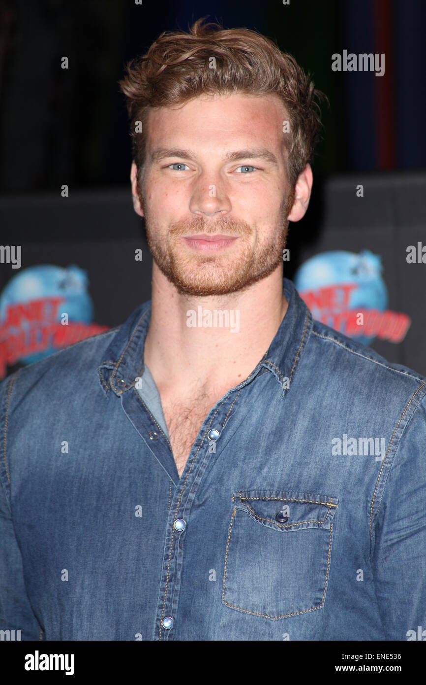 Derek Theler, star of ABC Family's Baby Daddy, at a meet and greet with ...