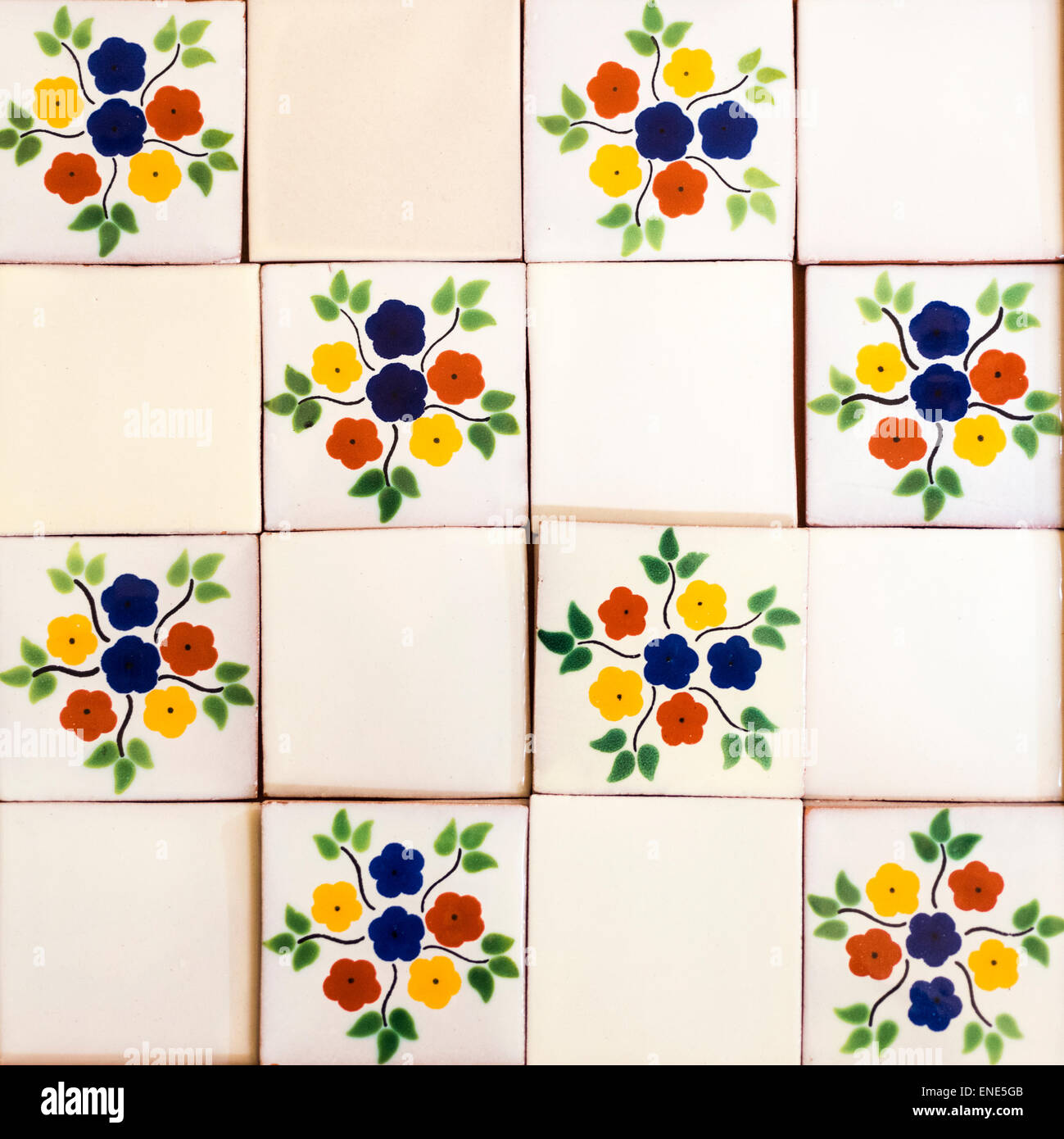 Hand painted ceramic tile hi-res stock photography and images - Alamy