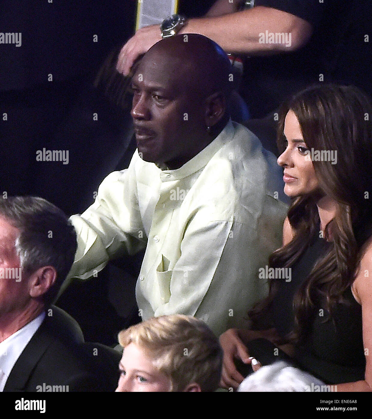 May 2.2015. Las Vegas NV. Michael Jordan attends the Mayweather vs ...
