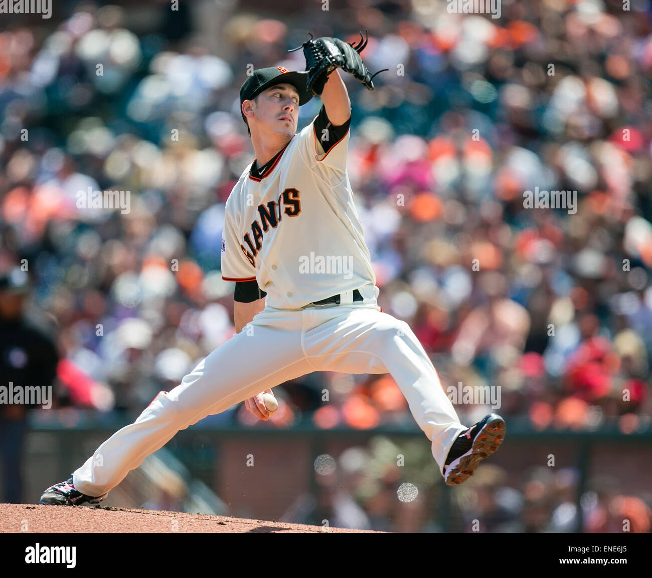 San Francisco CA. 03rd May, 2015. San Francisco Giants starting pitcher ...