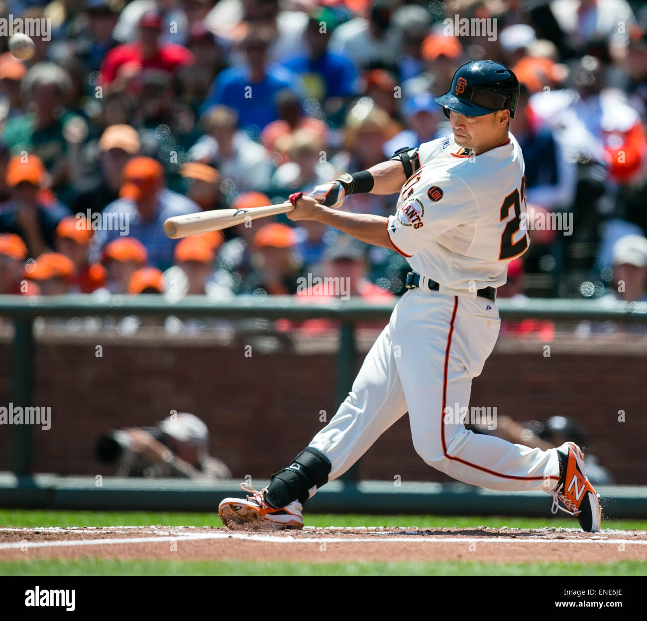 San francisco giants left fielder nori aoki 23 hi-res stock photography ...