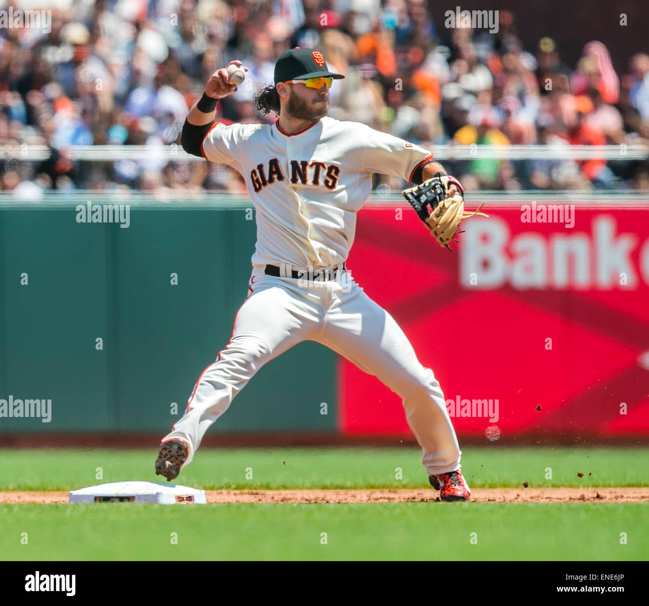 San Francisco CA. 03rd May, 2015. San Francisco Giants shortstop ...